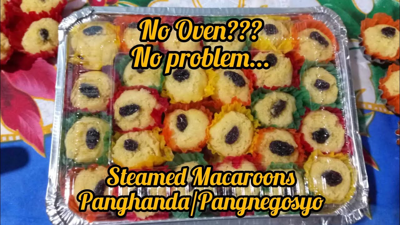 Steamed Macaroons Recipe|Pwede Panghanda o Pangnegosyo - YouTube