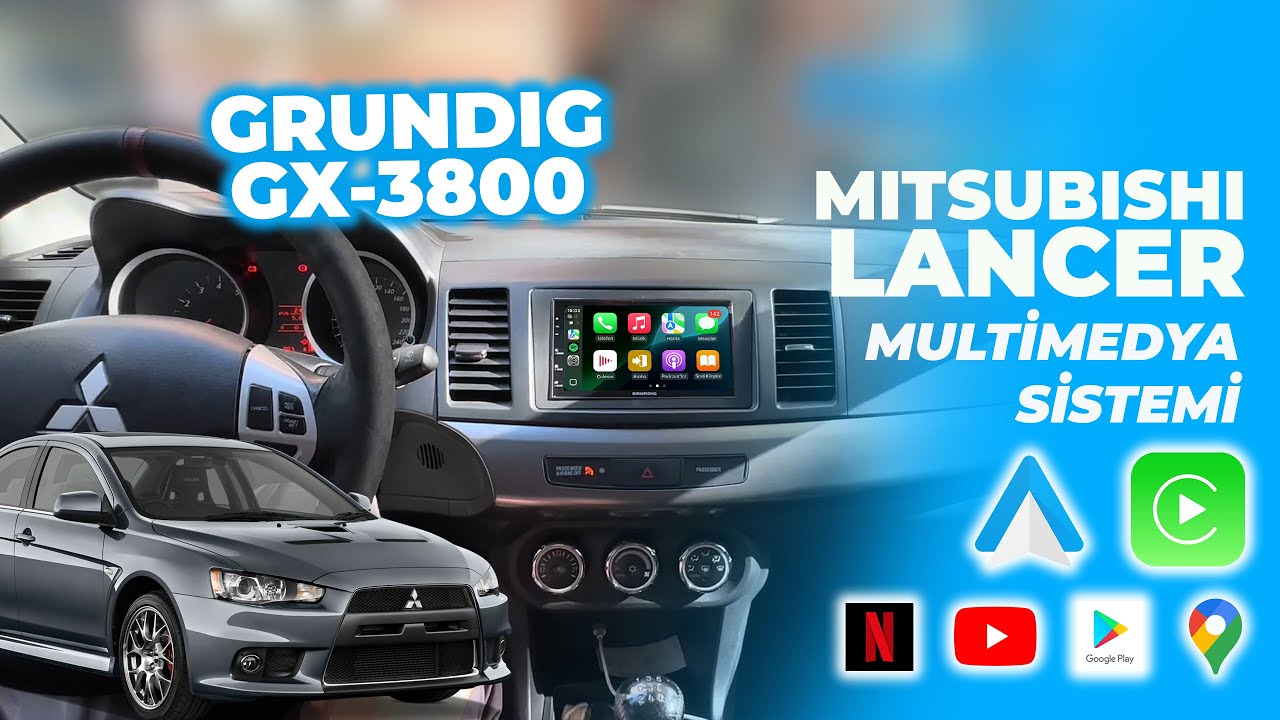 2015 MODEL MITSUBİSHİ LANCER Kablosuz Carplay ve AndroidAuto Multimedya ...