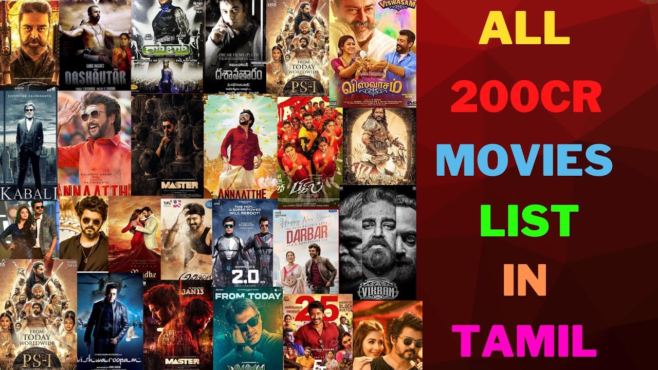 All two hundred(200) crore tamil movies list with bud&col|200cr gross ...