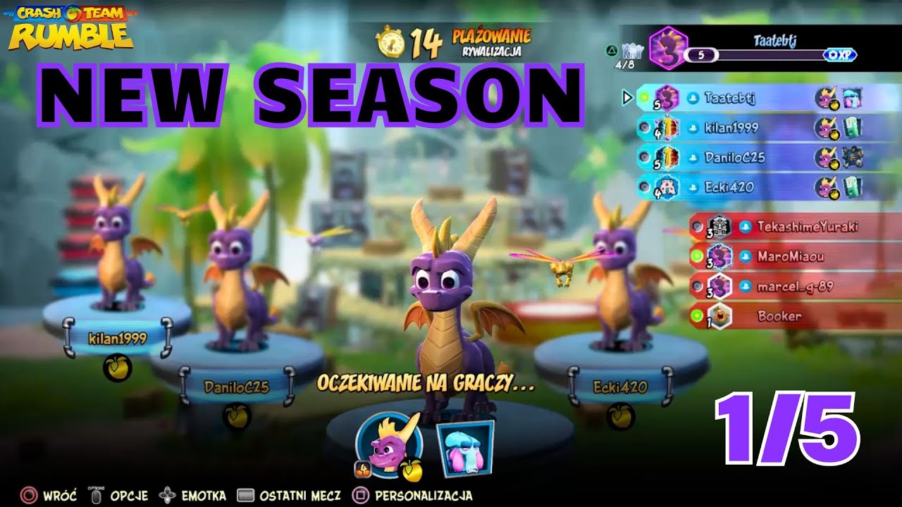 SPYRO IN NEW SEASON CRASH TEAM RUMBLE - Taatebtj & Ecki420 & DaniloC25 ...