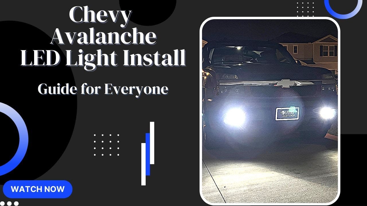 The chevy avalanche led light install Guide For Everyone - YouTube