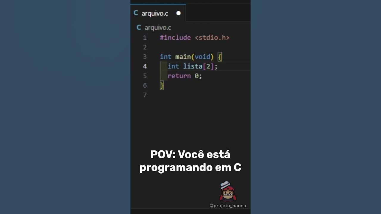 Pov Programando Em C Shorts Codingbr Programação Memes Desenvolvedor Devs Youtube