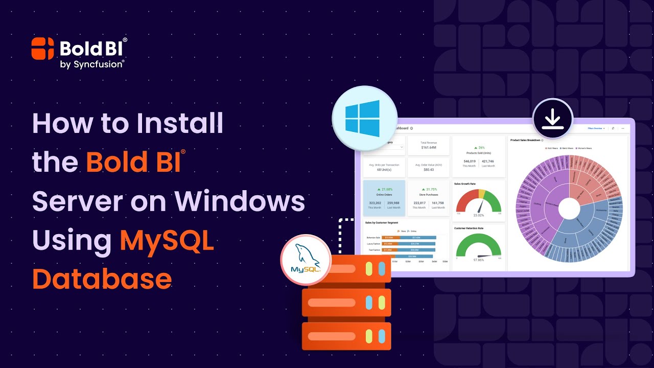 How to Install Bold BI® on Windows Using MySQL Database - YouTube