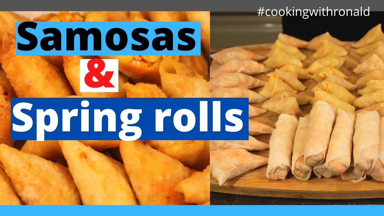 Samosas & Spring Rolls -Homemade & How to make pastry too. - YouTube