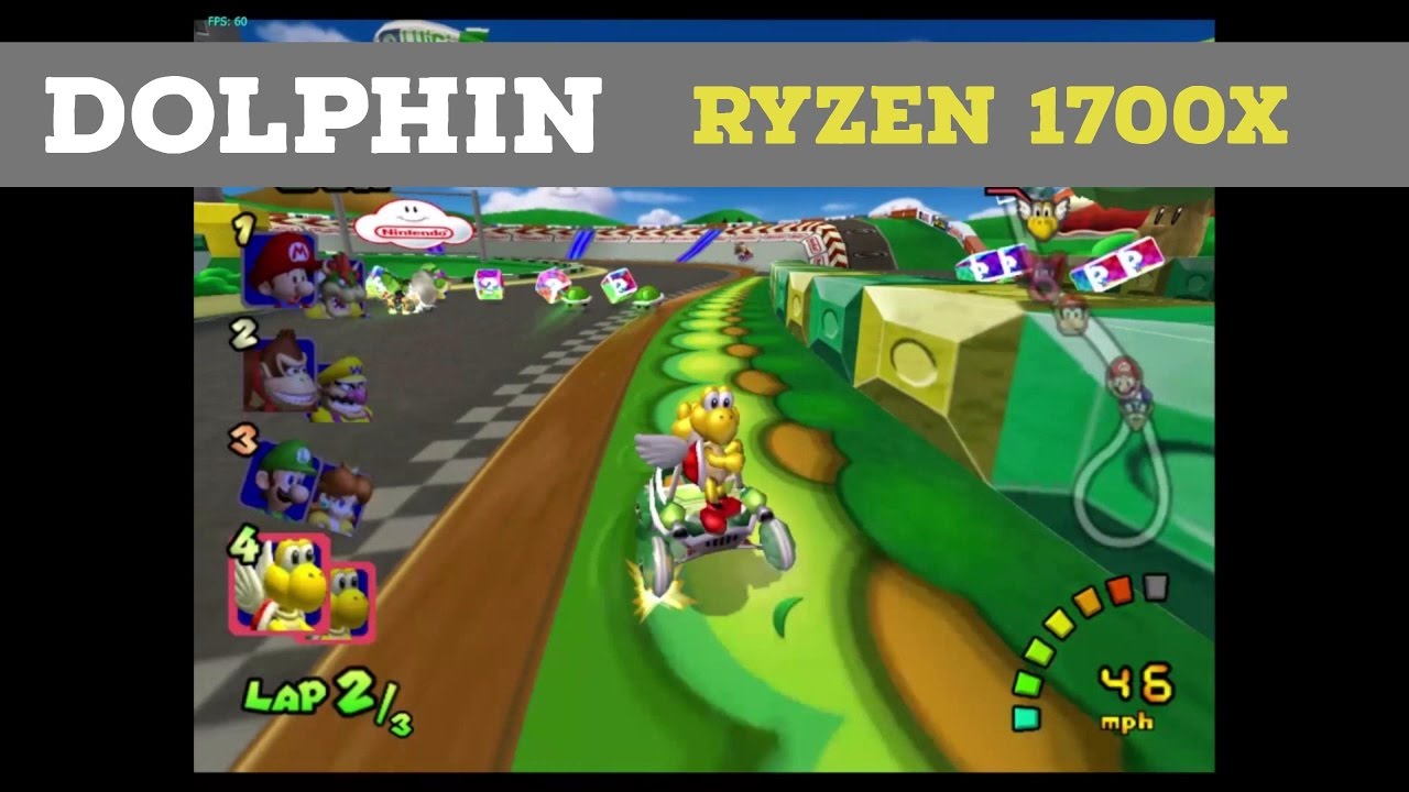 Dolphin Wii Gamecube Emulator: AMD Ryzen 1700X - YouTube