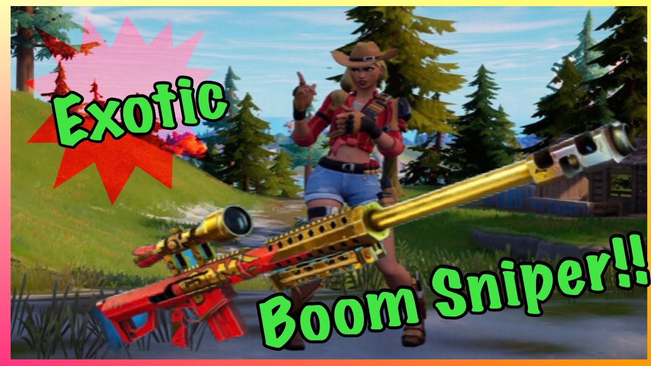 Fortnite-Boom Sniper Is Awesome!! - YouTube