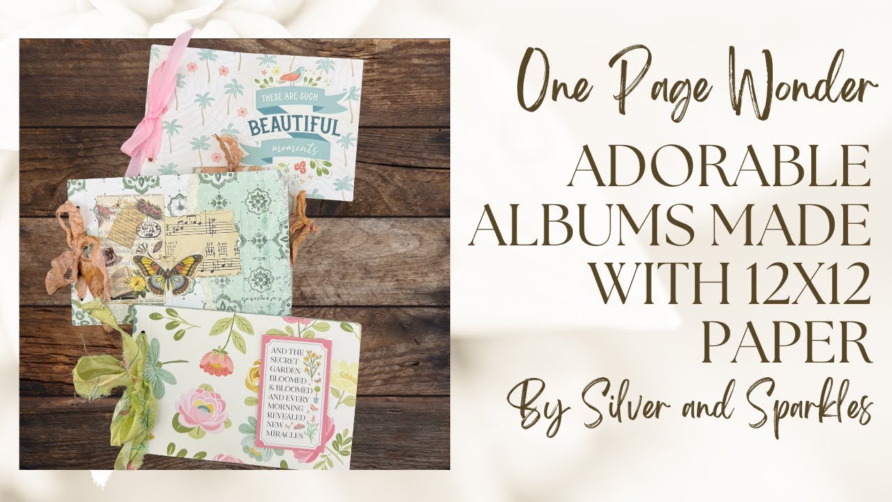 One Page Wonder Tutorial Number 75! Adorable Albums Made with 12x12 ...