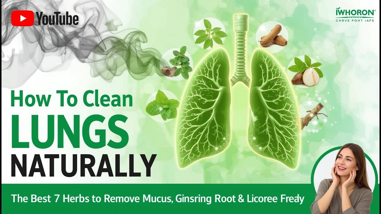 How to Clean Your Lungs Naturally 🌬️|😷 The Best 7 Herbs to Remove Mucus ...