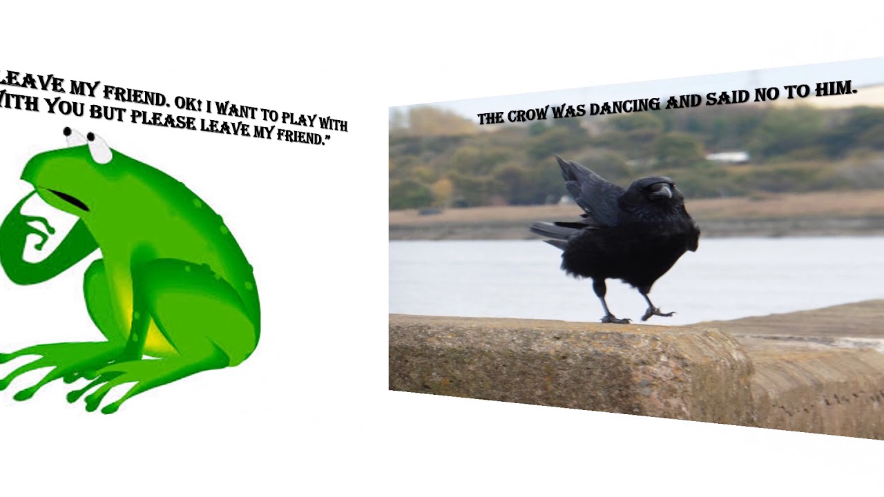 Story Time - Two Frogs and A Naughty Crow - YouTube