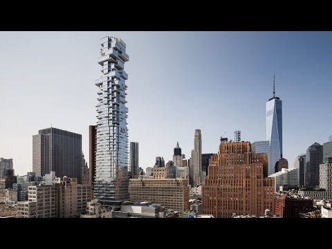 INSIDE an Apartment of the FUTURISTIC JENGA Tower in NYC En Espanol ...