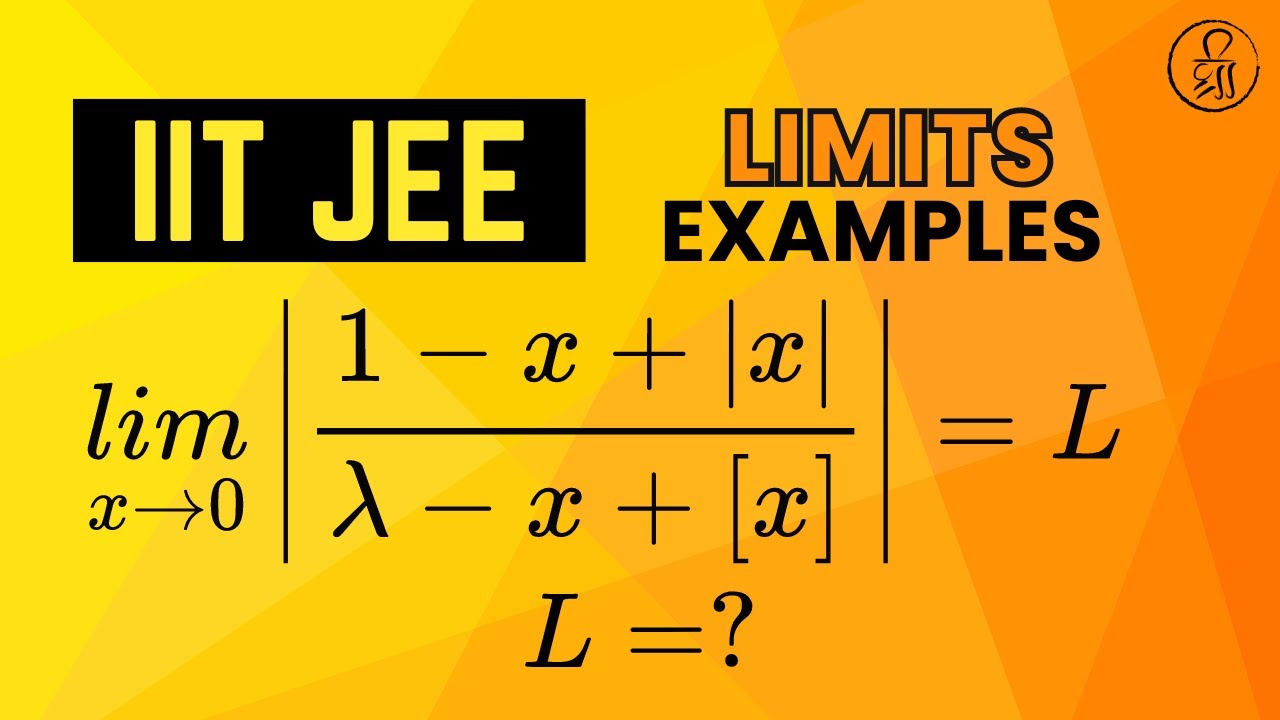 Example Of Limits Iit Jee Youtube 9129