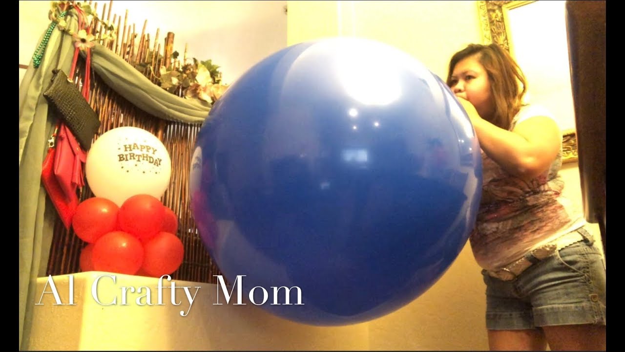 Blue balloon popped 🎈 - YouTube