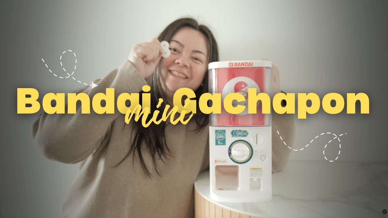 Bandai Mini Gachapon Machine Unboxing | From Japan to Melbourne - YouTube