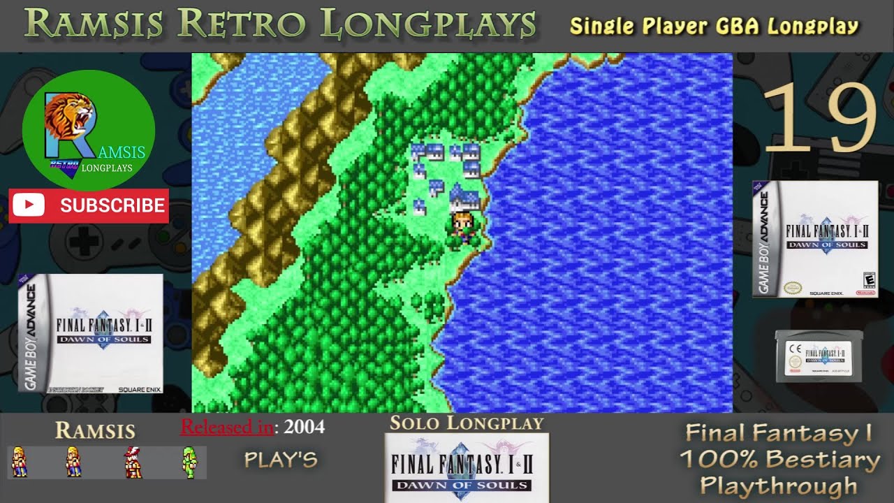 Final Fantasy I : Dawn of Souls | Lufenia & Mirage Tower | 100% ...
