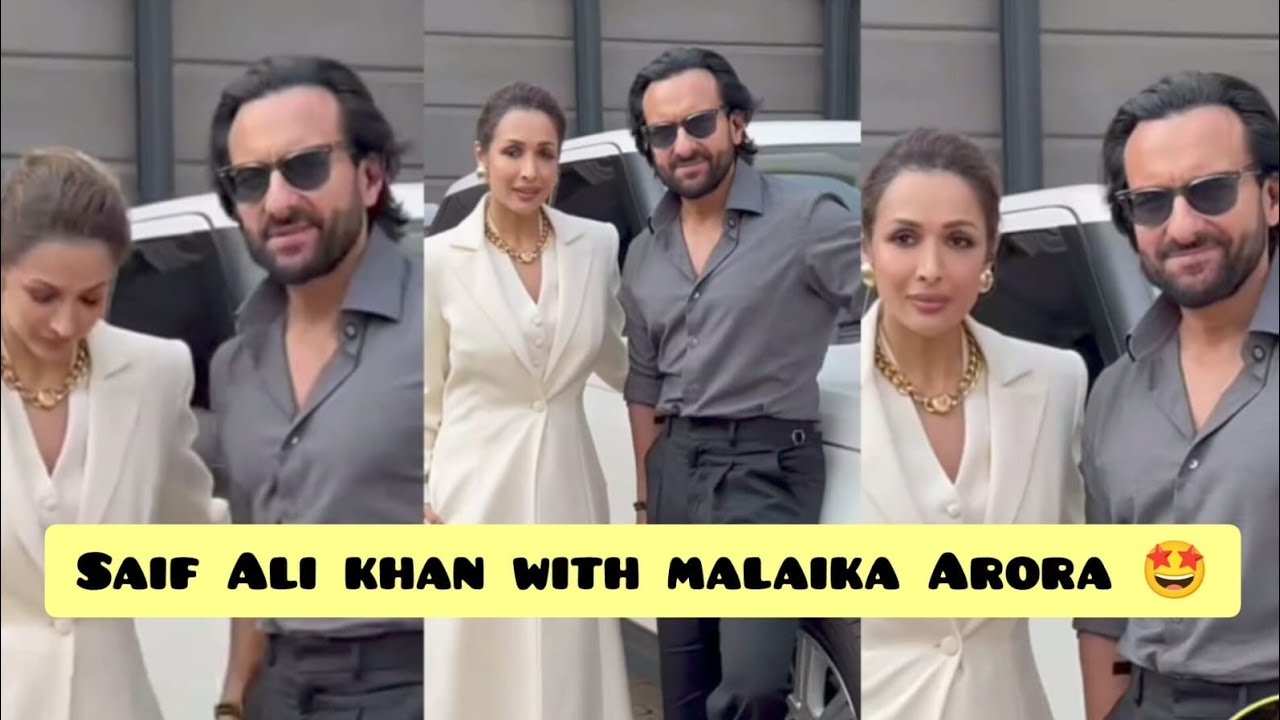Malaika Arora & Saif Ali khan together on Set😍 - YouTube