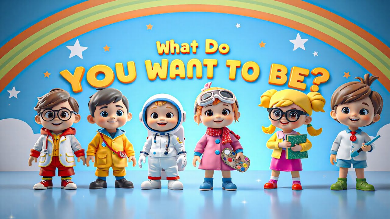 🎵 What Do You Want to Be? | Bài Hát Về Nghề Nghiệp Cho Bé | Dream Jobs ...