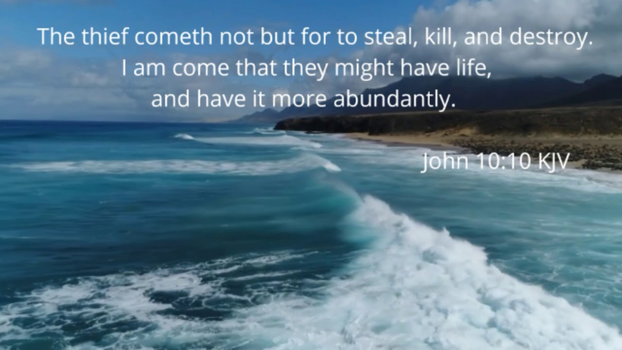 John 10:10 KJV Bible verse - YouTube