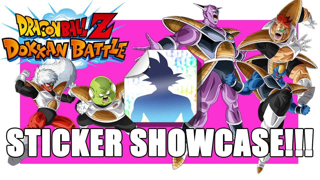 I'M PUTTING STICKERS ON THE ENTIRE GINYU FORCE!!! DOKKAN BATTLE STICKER ...