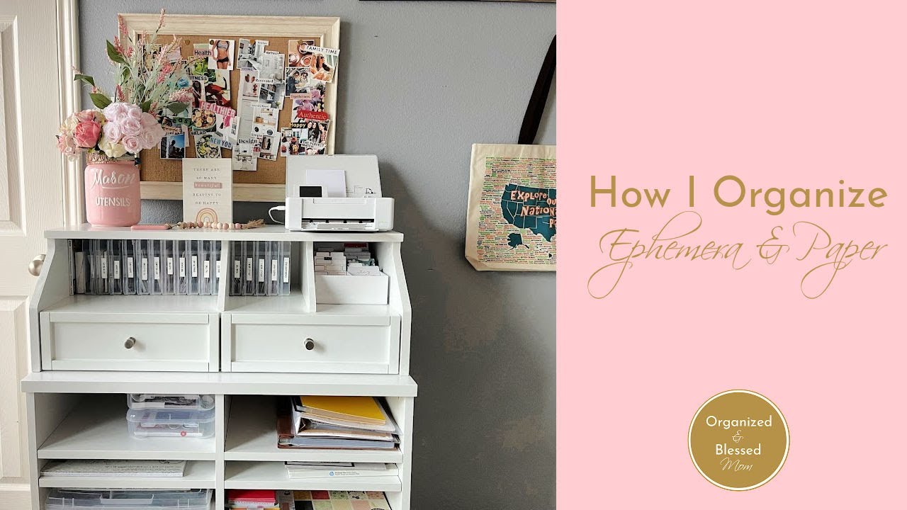How I Organize Ephemera and Paper - YouTube