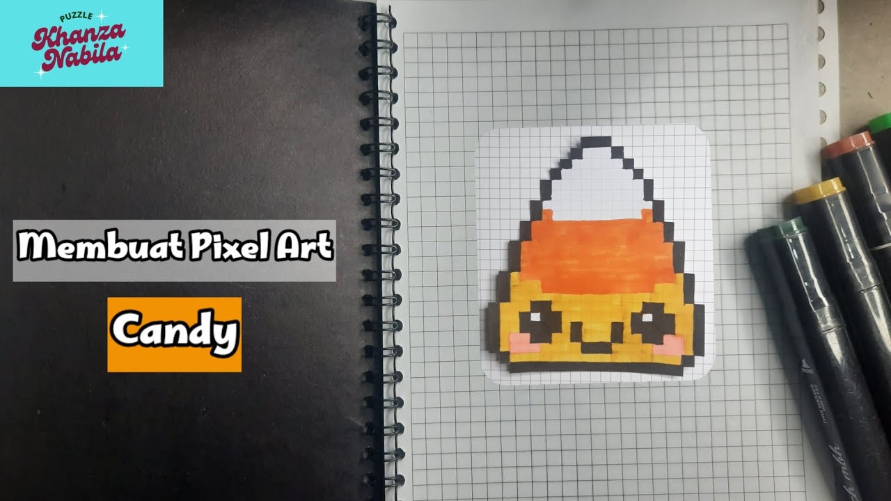 How to make Pixel Art Candy #pixelart #pixelideas #candy - YouTube