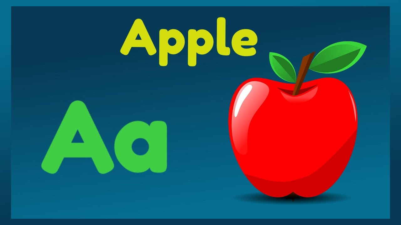 A for Apple 🍎 B for Balloon, Alphabets, Phonics Song, ABC songs ...