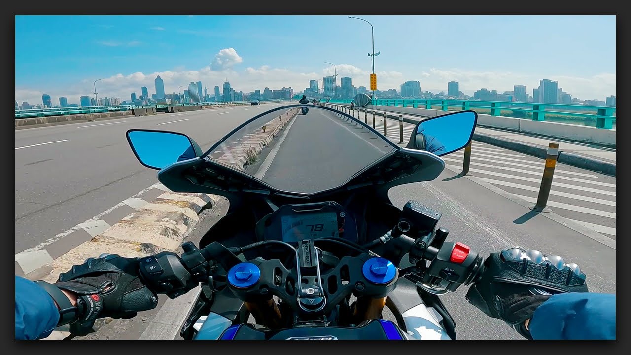 Riding along the riverbank to Taipei City｜R15M｜POV - YouTube