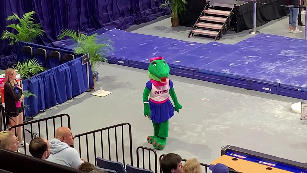 2020 Feb 21 Florida Gymnastics Alberta the Alligator Dancing again ...