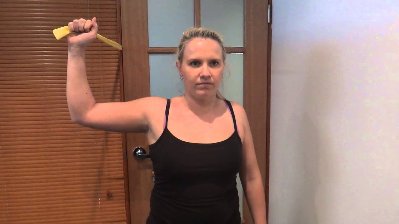 All Care Physio - Shoulder Exercises - Internal Rotation At 90 Degrees ...