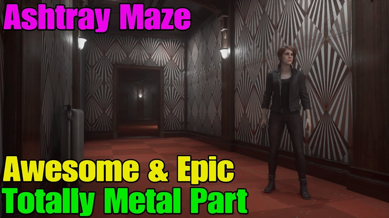 Control ( PS5 4K ) Awesome Ashtray Maze Walktrough Gameplay - YouTube