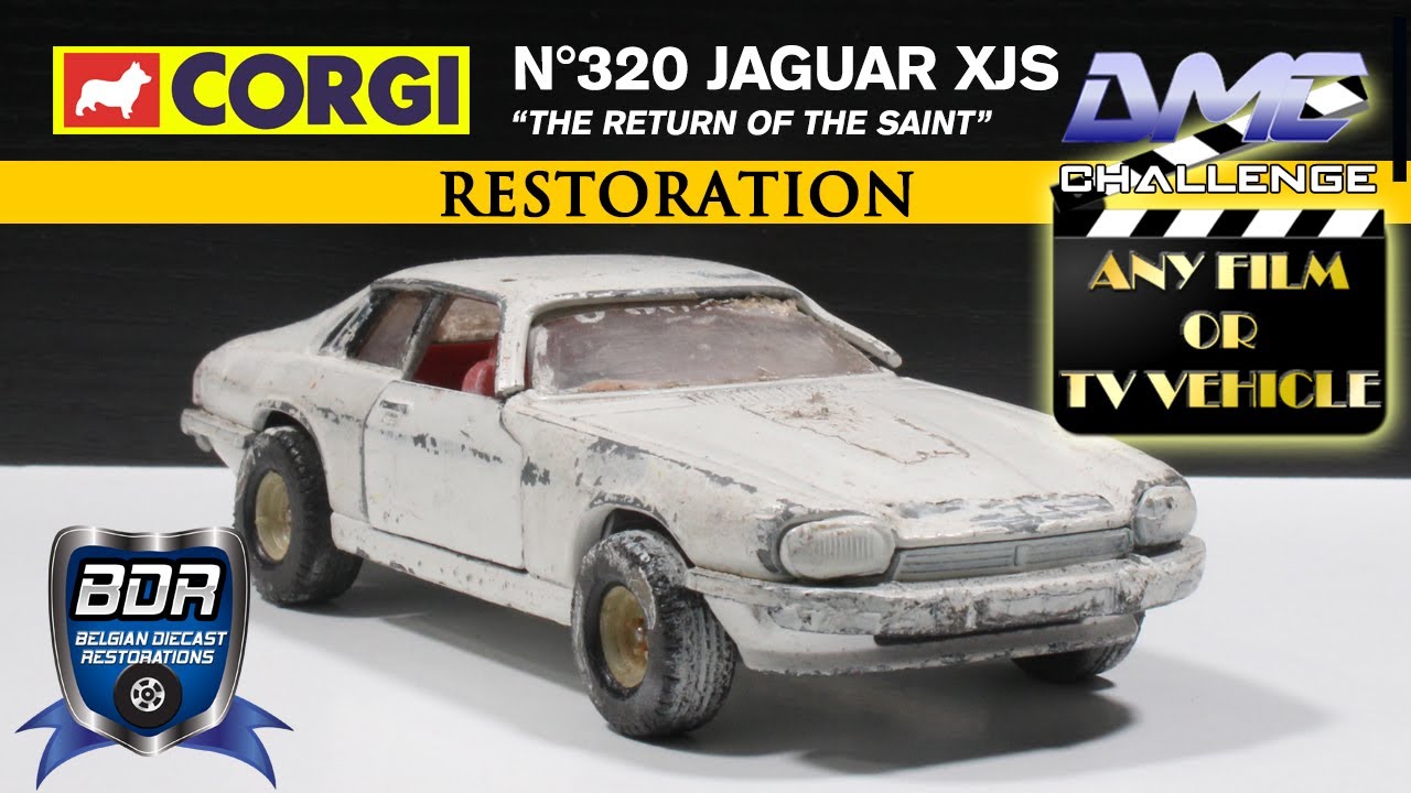 Corgi 320 Jaguar XJS 'Return of the Saint' Diecast Restoration (DMC ...