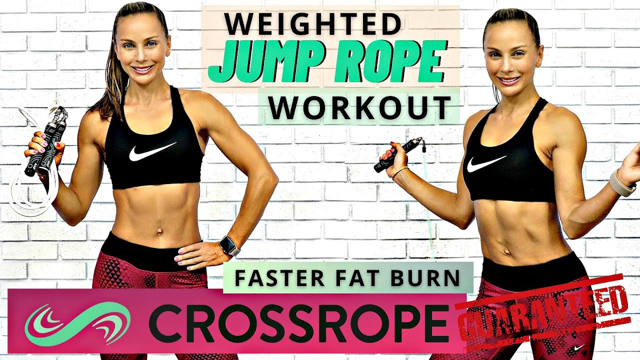 14 Min Jump Rope Workout For Weight Loss (weighted jump rope ...
