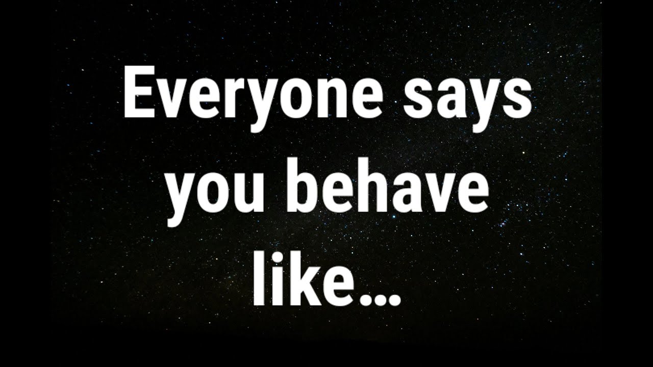 💌 Everyone says you behave like… current thoughts and feelings - YouTube