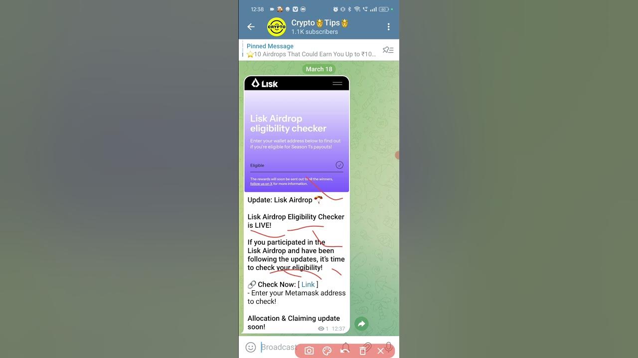 Update: Lisk Airdrop 🪂Lisk Airdrop Eligibility Checker is LIVE!If you participated in the Lisk ...