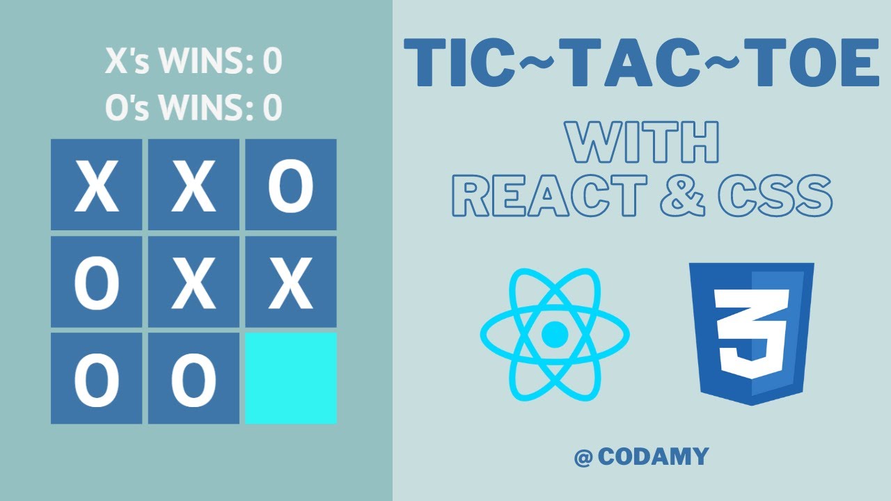 Reactjs Learner Project Tictactoe With React And Css React Props 6154