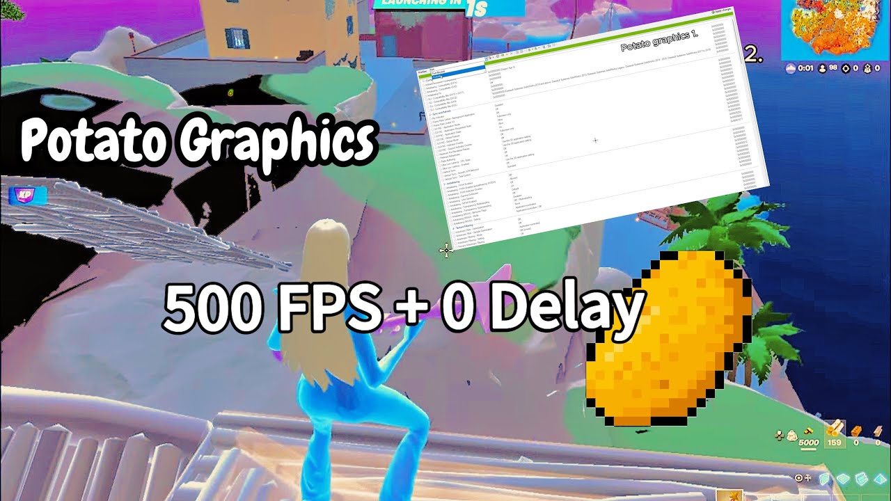 How To Get Potato Graphics In Fortnite! (Max FPS + 0 Imput Delay) EASY ...
