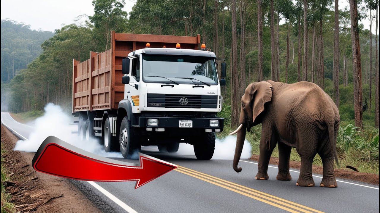 30 Terrifying Moments Of Animals Colliding With Trains | Hog Farm - YouTube