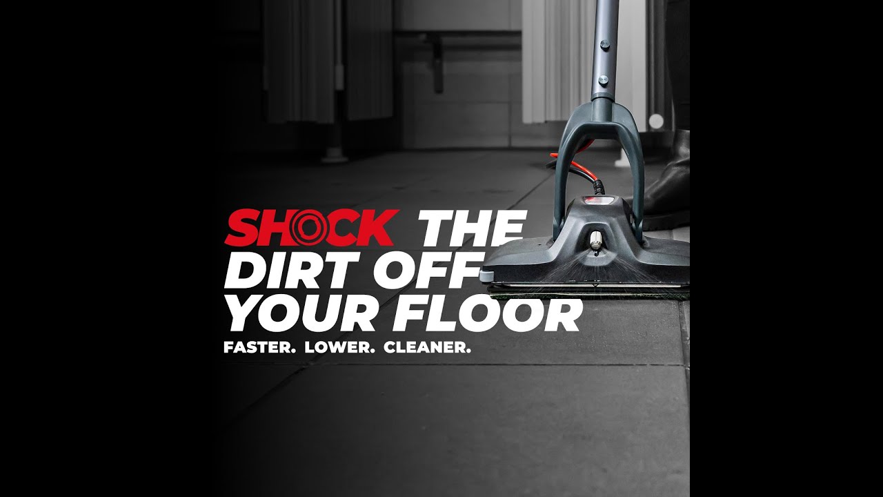 MotorScrubber Shock Small Floor Scrubbing Machine (Official) - YouTube