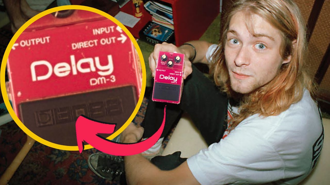 KURT COBAIN usó un pedal de DELAY 😱 | Qué efectos usaba Kurt Cobain ...