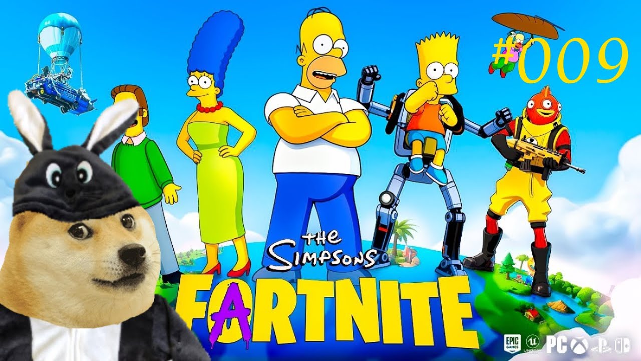 #009 FORTNITE The Simpsons Jugando con Seguidores - YouTube