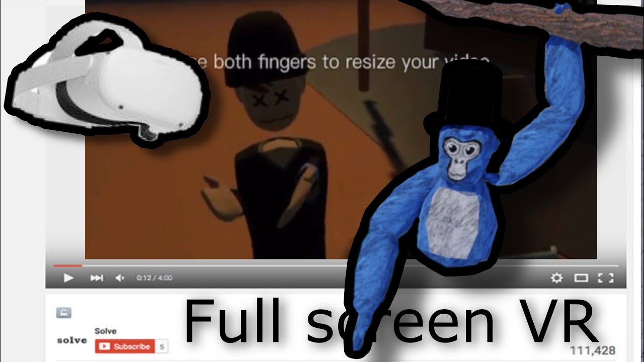 How to make your VR videos full screen - YouTube