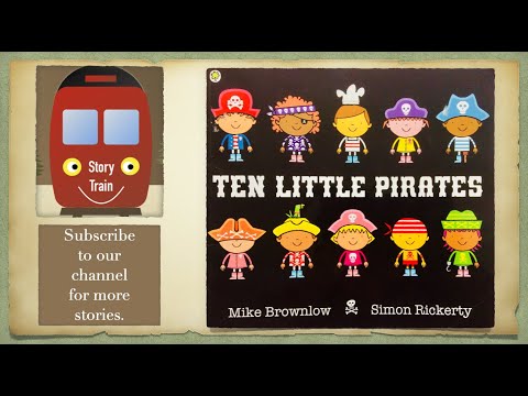 TEN LITTLE PIRATES | Story Train Read aloud for kids | with sound effects