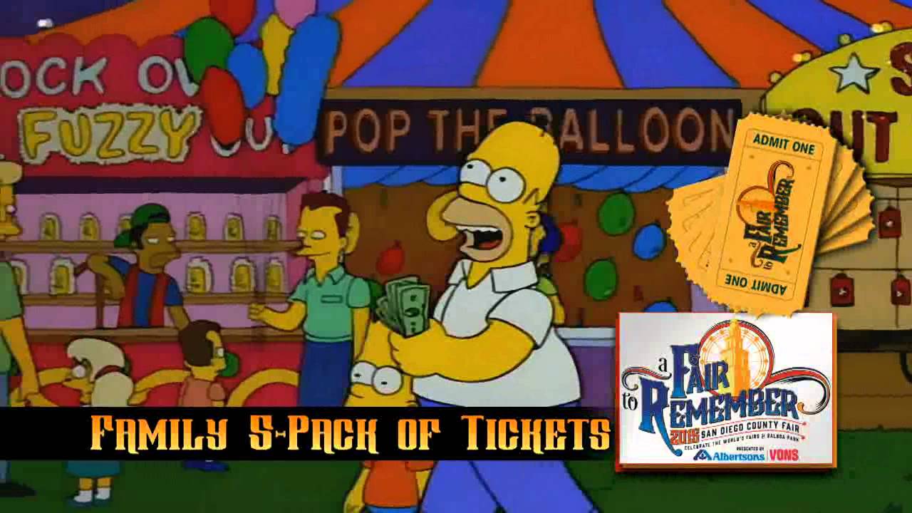 The Simpsons - San Diego Fair 2015 - YouTube