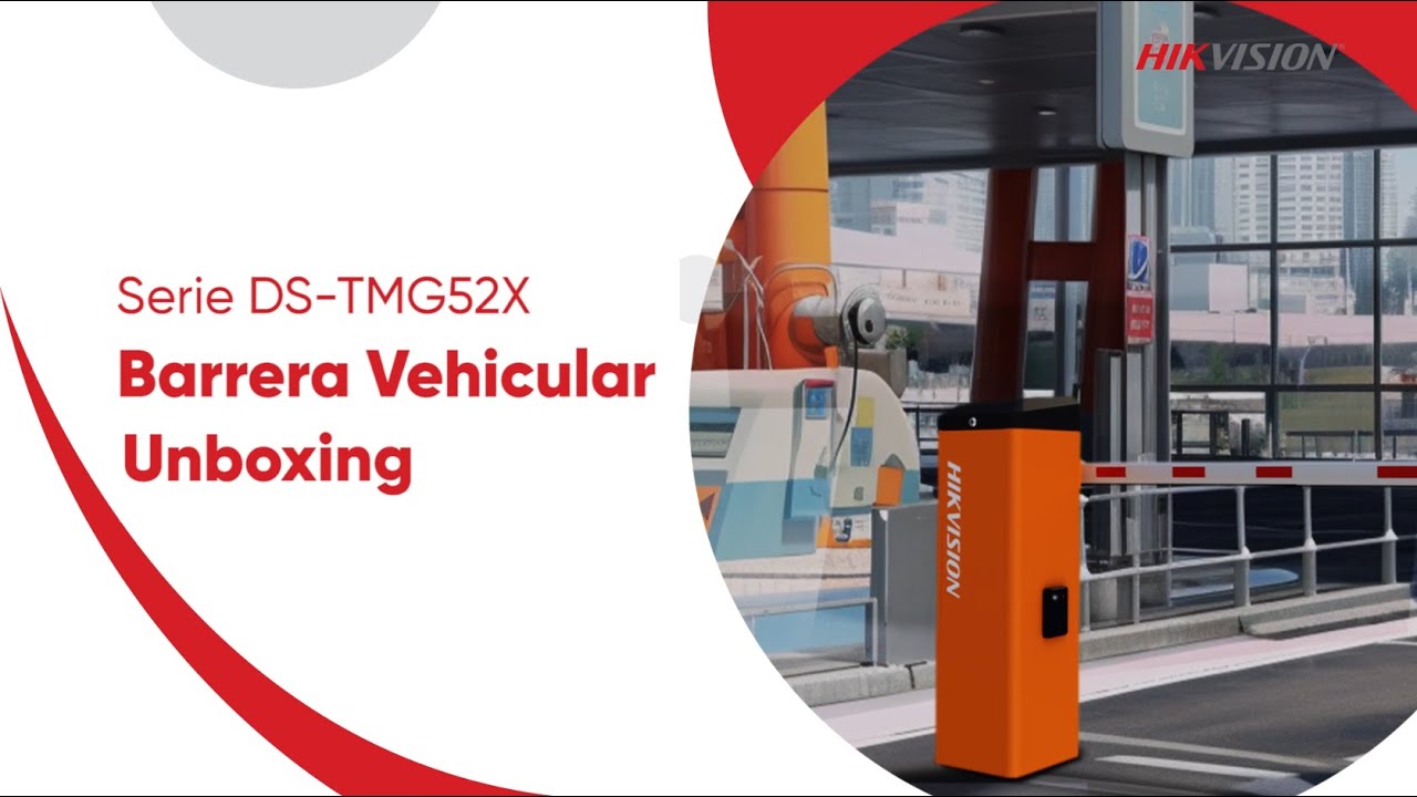 Unboxing y guia de instalación de la barrera vehicular de Hikvision ...