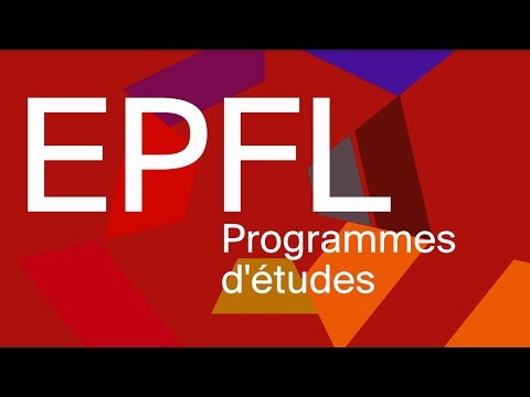 Etudier à l'EPFL