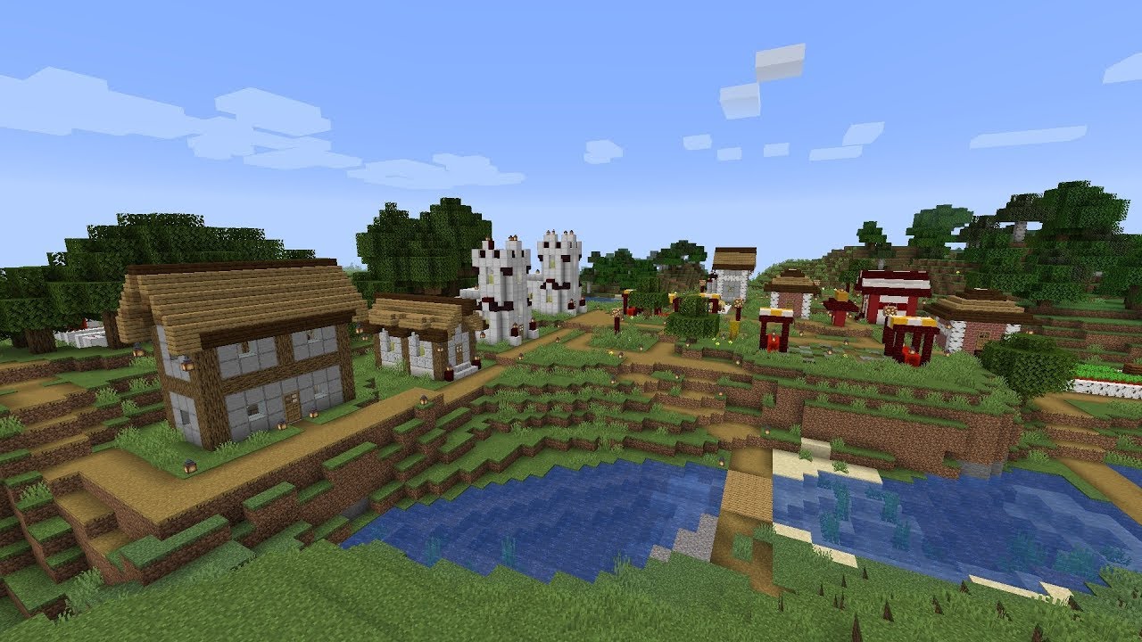 Minecraft Village Redisgn - YouTube