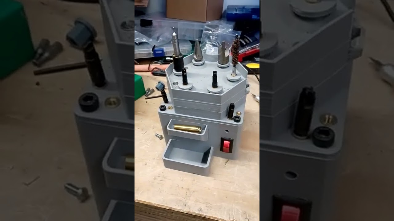 3D Printed Case Prep Station - YouTube