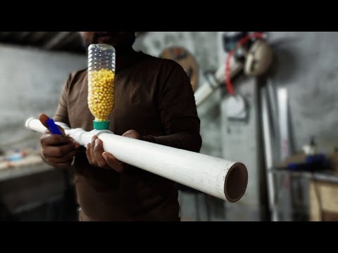 Making a Handheld Air Cannon Steampunk/Powerfull ll pop-pop cannon 🤪 # ...