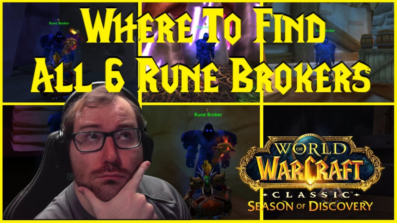 Season of Discovery: Where to Find All 6 Rune Brokers - YouTube