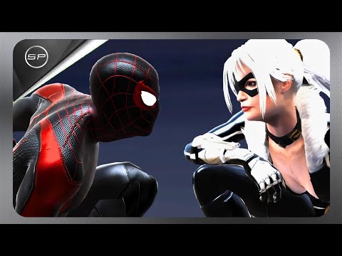 Miles Morales vs Black Cat Boss Fight (PS5 Suit Mod) | Spider-Man: Web of Shadows