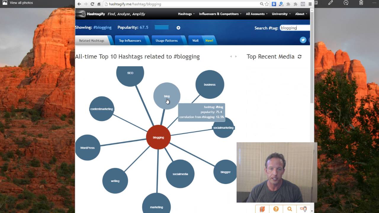 Using Hashtagify for Twitter Hashtag Research Overview @MikeMarko1 ...